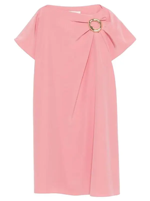 JOSEPH Anika Dress Satin Twill - Pink