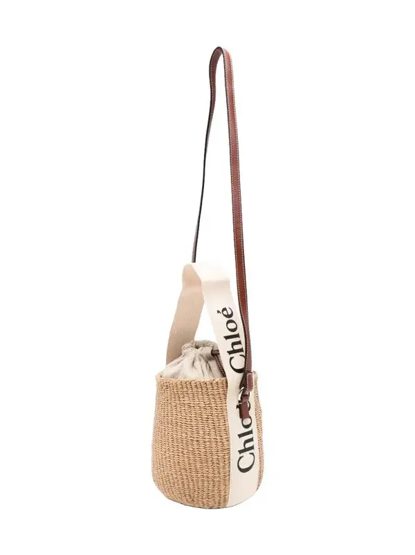 Chloé Woody Satchel Bag - White