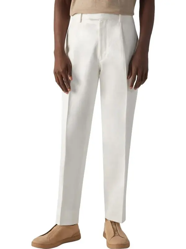 Zegna Z Lux Leisurewear Trousers - White