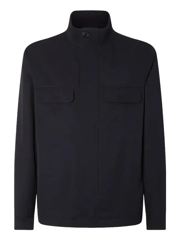 Zegna Z Lux Leisurewear" Long Jacket - Black