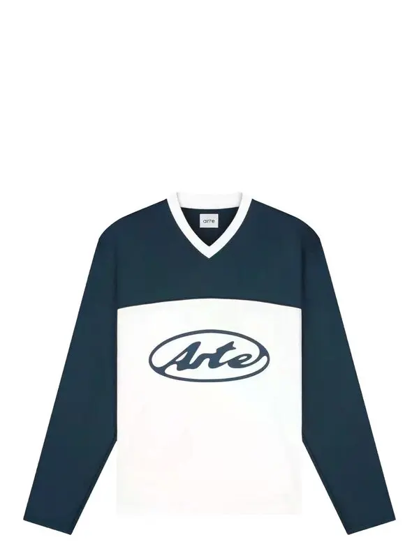 ARTE ANTWERP Circle Logo Longsleeve - Blue