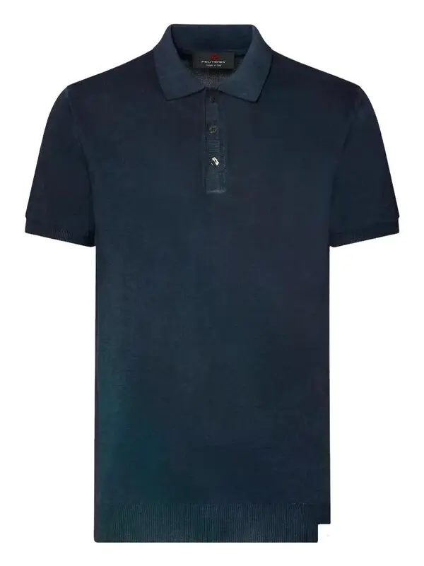 Peuterey Half-button Polo Shirt - Blue