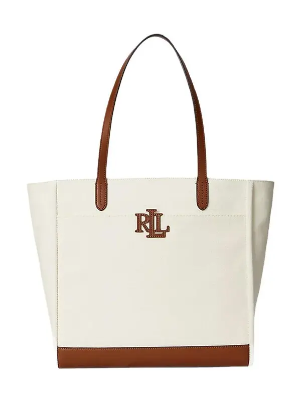 Ralph Lauren Large Tote Bag - Natural/lauren Tan