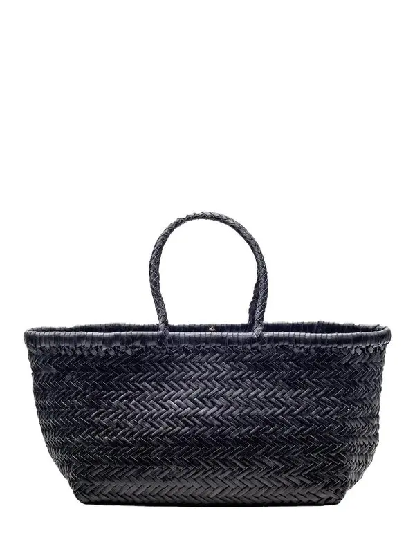 Dragon Diffusion Handwoven Basket Tote - Black
