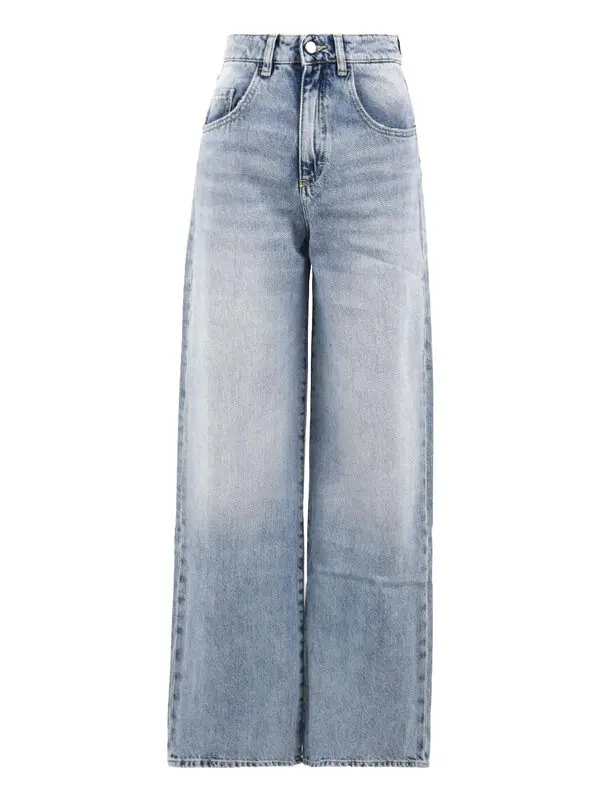 ICON DENIM LOS ANGELES Poppy Wide Leg Jeans - Blue