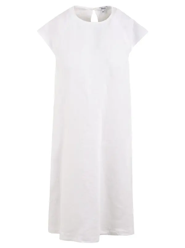 Aspesi Shirt Dress - White