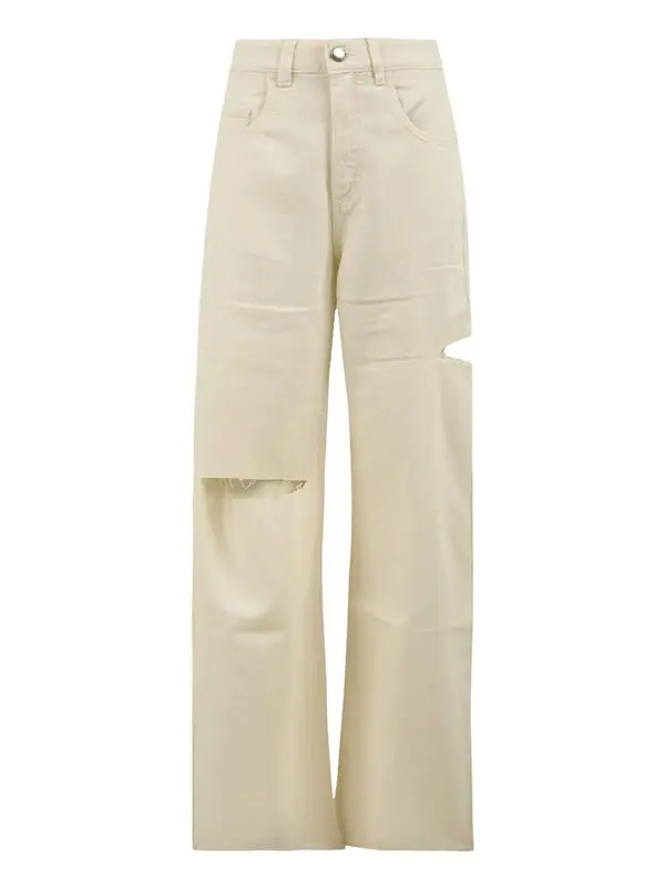 ICON DENIM LOS ANGELES Poppy Wide-leg Jeans - White