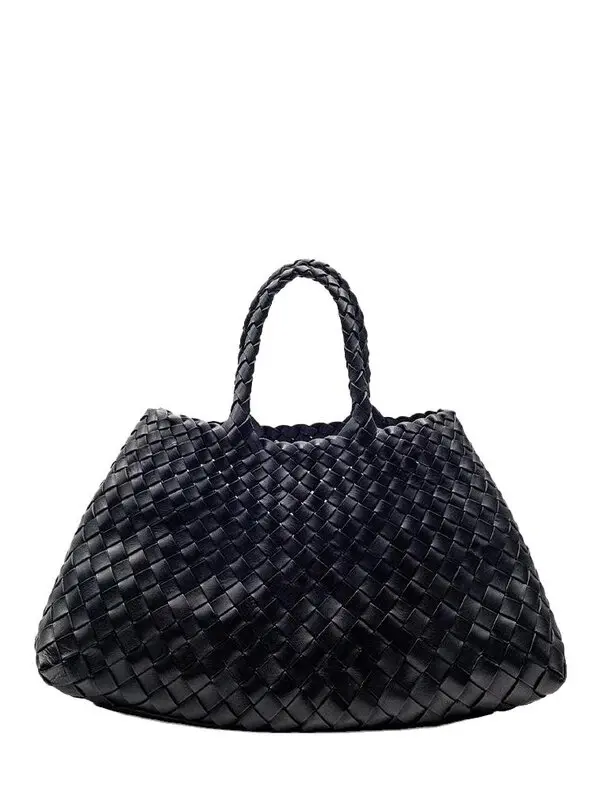 Dragon Diffusion Santa Croce Handwoven Tote - Black