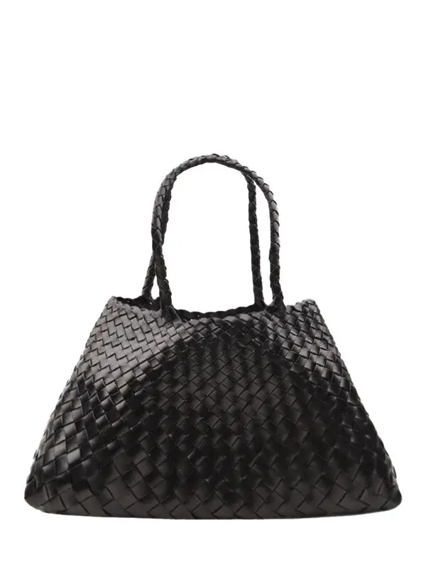 Dragon Diffusion Santa Croce Handwoven Basket - Black