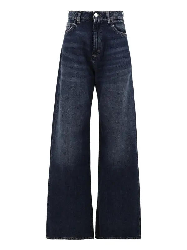 ICON DENIM LOS ANGELES Debby Wide-leg Jeans - Deep Blue
