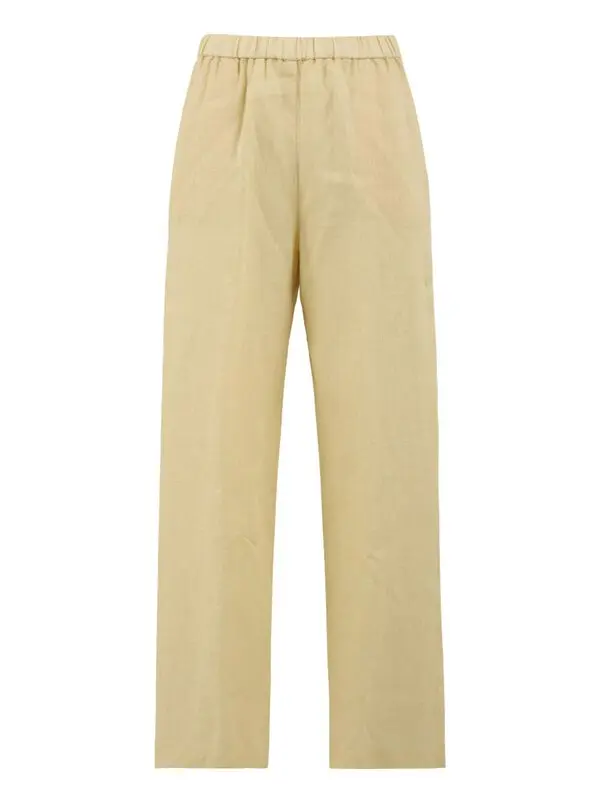 Aspesi Wide Leg Trousers - Natural