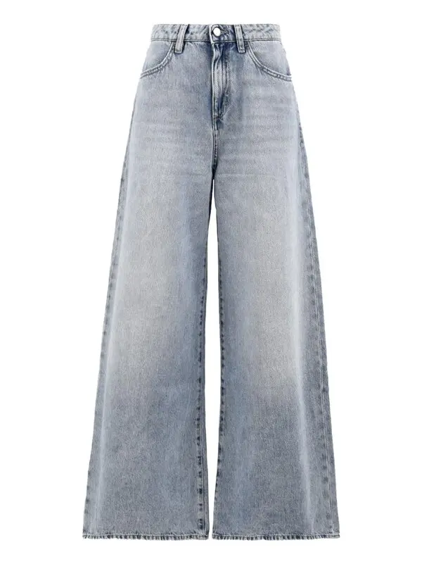 ICON DENIM LOS ANGELES Kendall Wide Leg Jeans - Blue