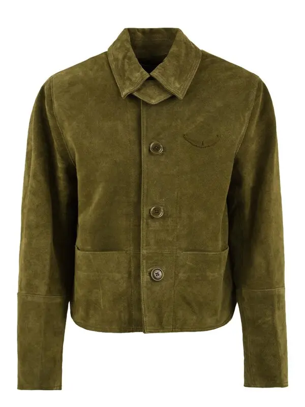 Zadig&Voltaire Suede Jacket - Treillis