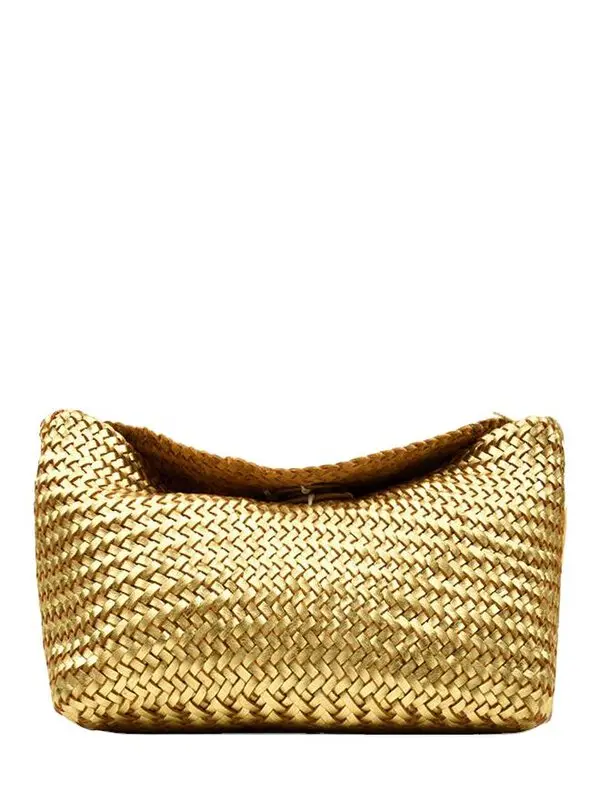 Dragon Diffusion Woven Handheld Bag - Golden