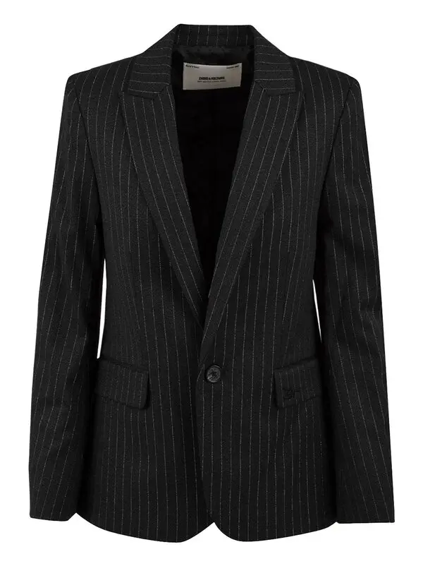 Zadig&Voltaire Buttoned Emaux Vest - Anthracite
