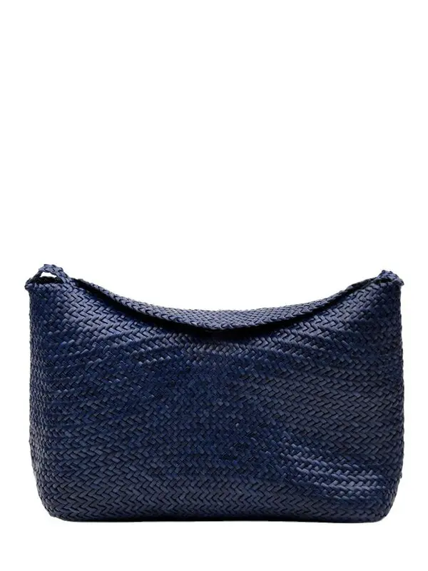 Dragon Diffusion Santa Marta Woven Buffalo Leather Bag - Blue