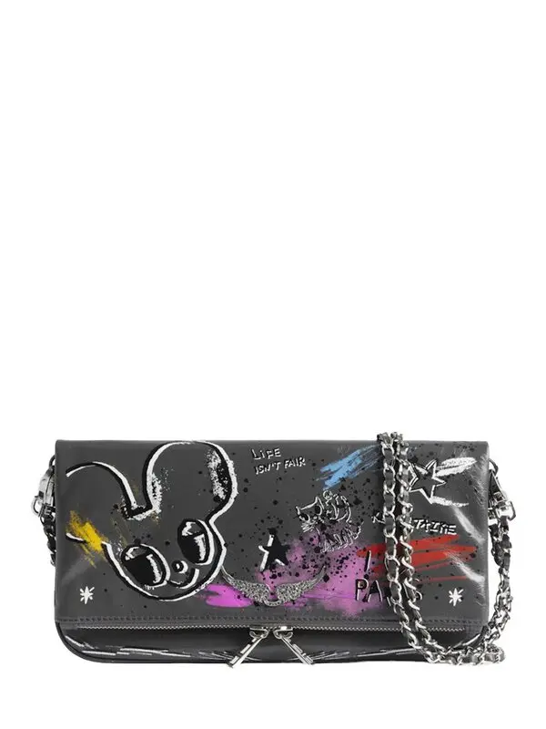 Zadig&Voltaire Leather Clutch Bag - Road