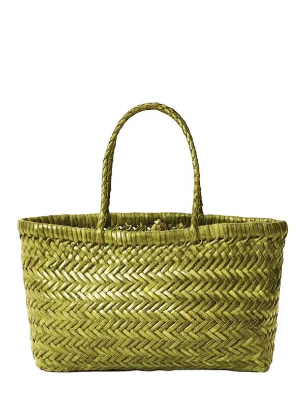 Dragon Diffusion Mini Flat Gora Basket - Bamboo Green