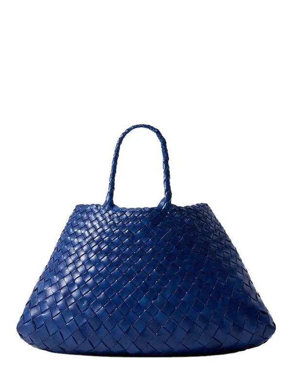 Dragon Diffusion Santa Croce Handwoven Basket - Blue