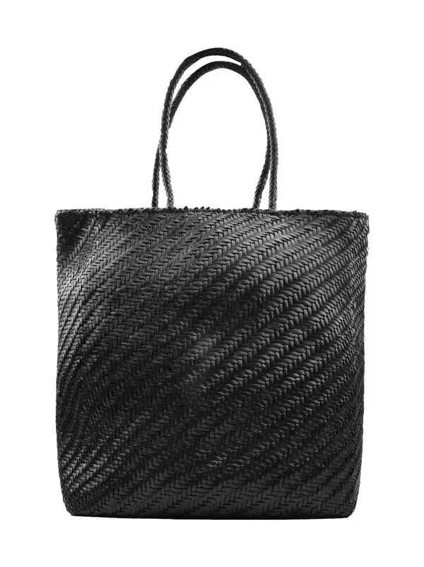 Dragon Diffusion Woven Tote - Black