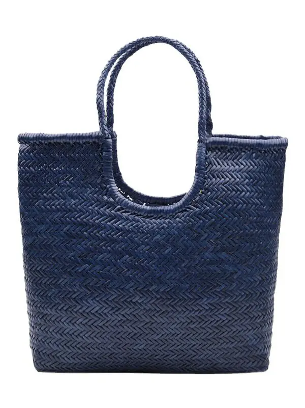 Dragon Diffusion Woven Tote - Blue