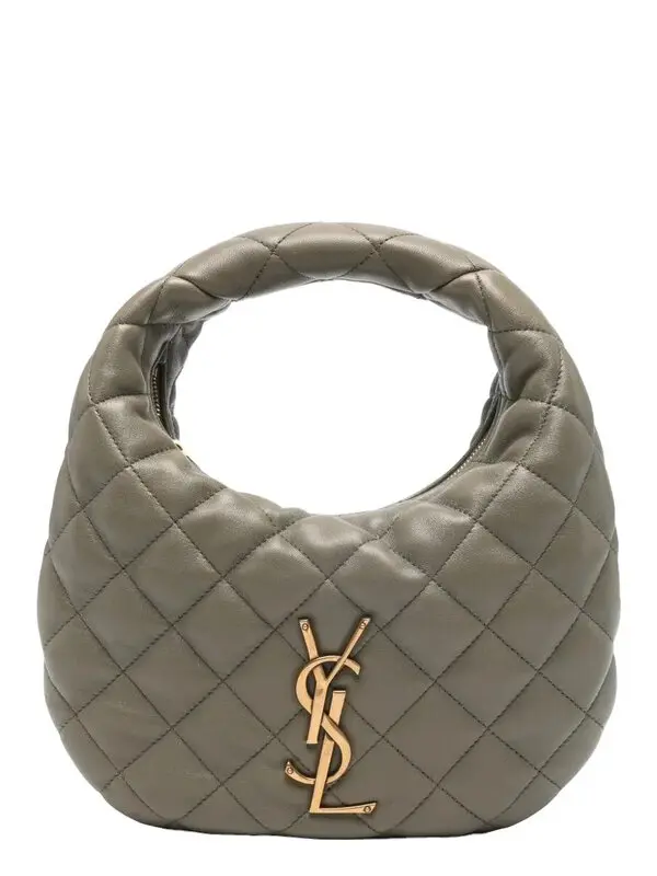 Saint Laurent Icarino Bag In Quilted Nappa - Green