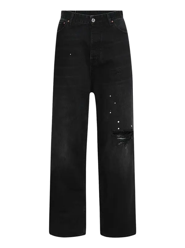 Vetements Ripped Jeans - Black