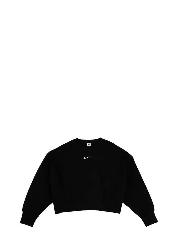 Nike Nsw Phoenix Fleece Oversized Crewneck Sweatshirt - Black