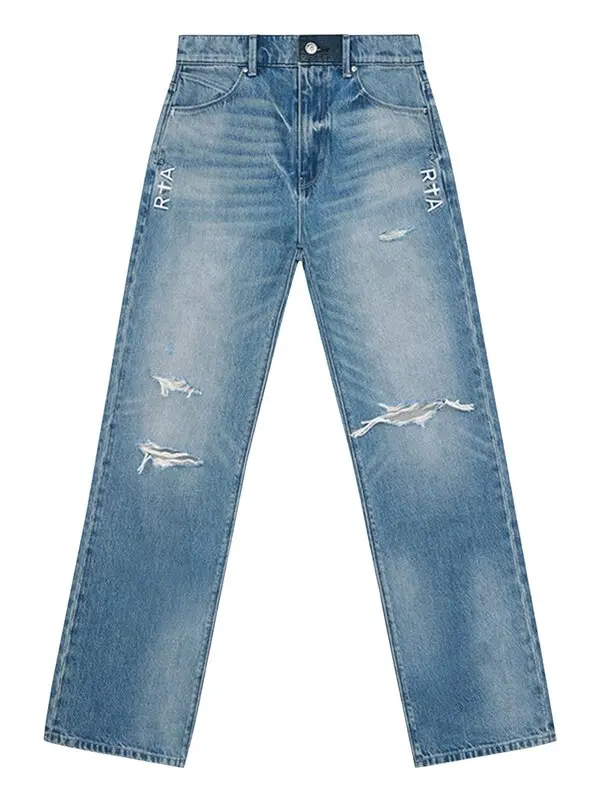 RtA Jonas Straight Leg Jeans - Blue