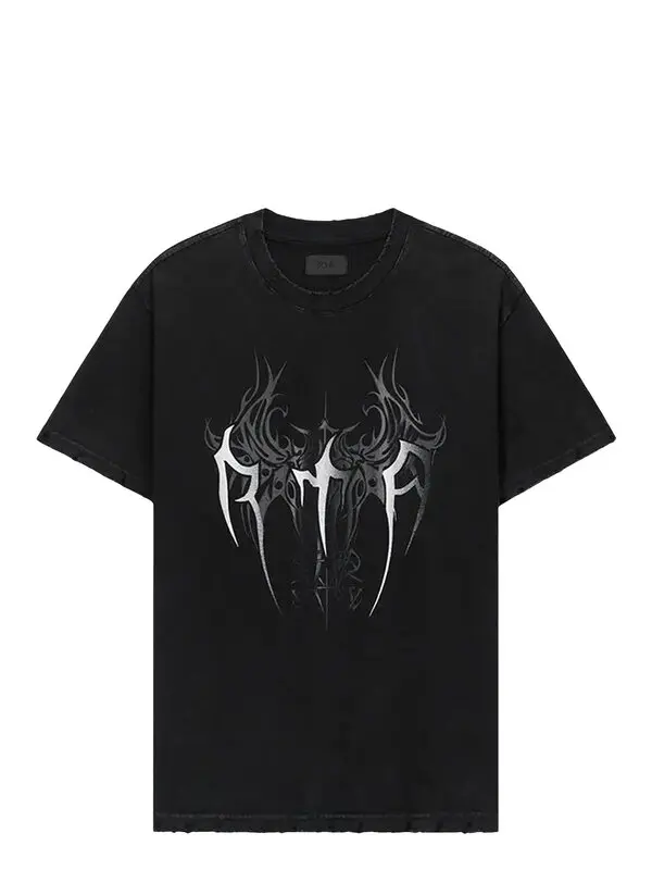 RtA Colin Oversized Short-sleeve Tee - Black