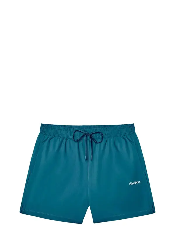 MALBON Performance Poly Tech Short - Blue