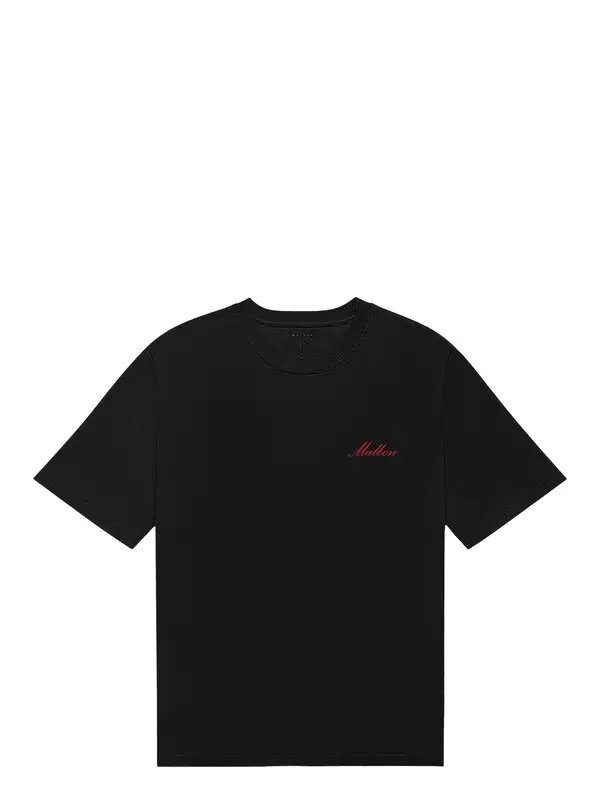 MALBON Bermuda Members Tee - Black