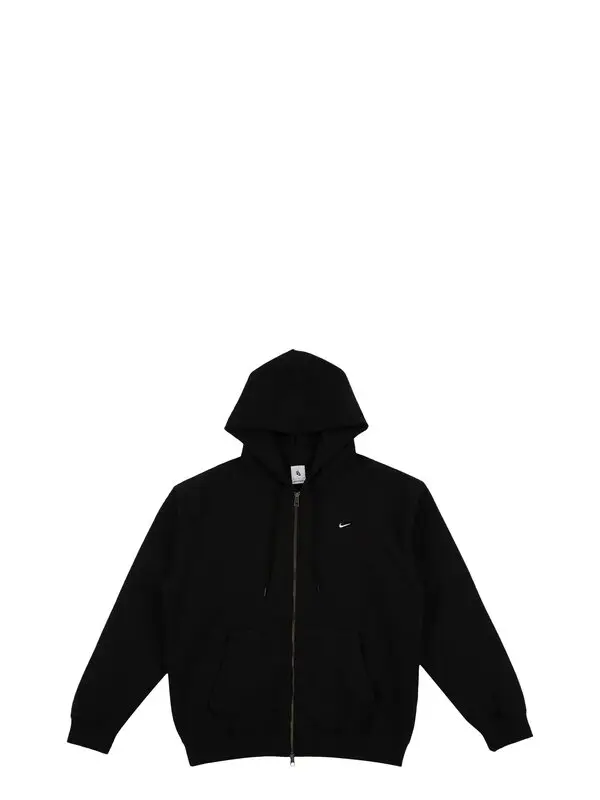 Nike Solo Swoosh Full-zip Hoodie - Black
