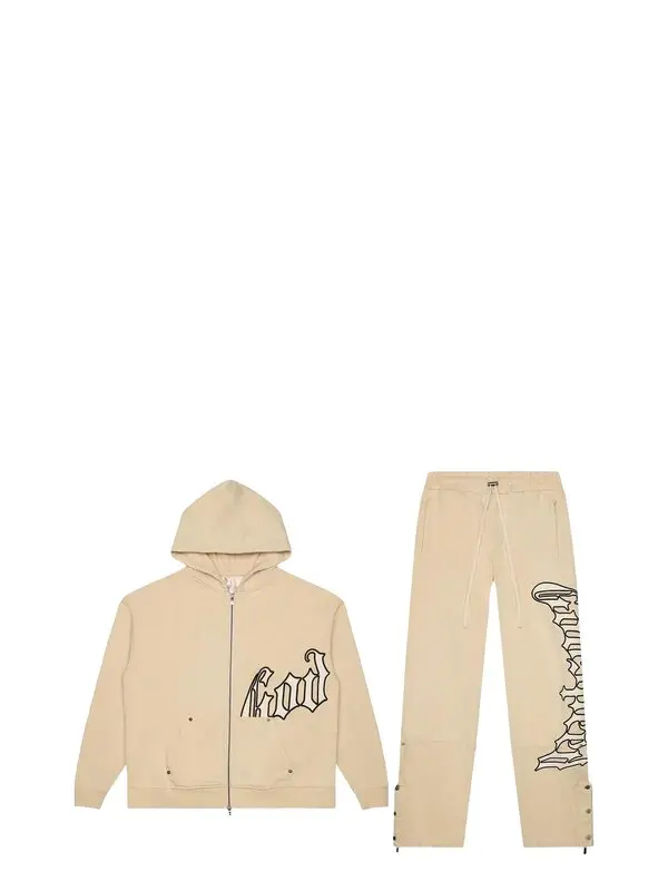 GODSPEED Og Logo Sweatsuit V2 - Tan
