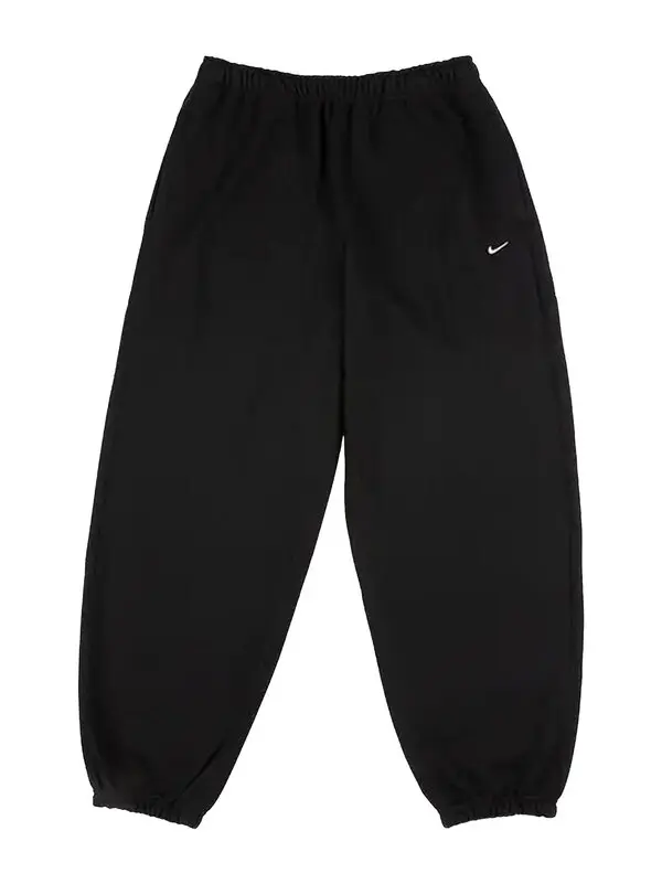 Nike Solo Swoosh Cuffed Sweatpants - Black