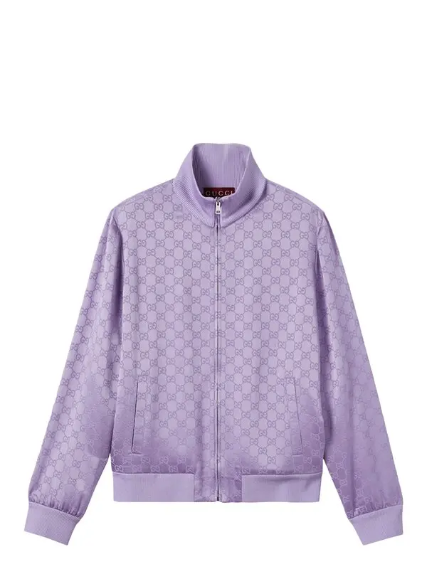 Gucci Long-sleeve Zip Jacket - Purple
