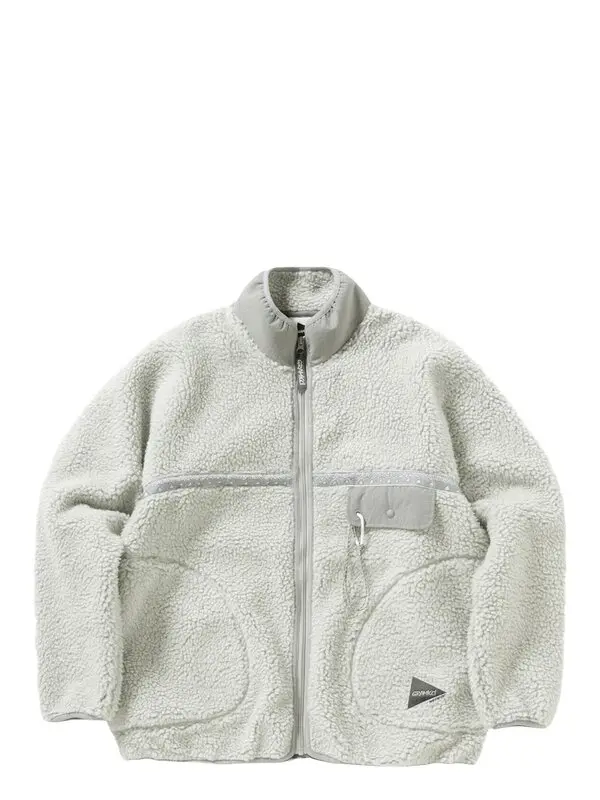 Gramicci Knit Tape Fleece Jacket - Grey