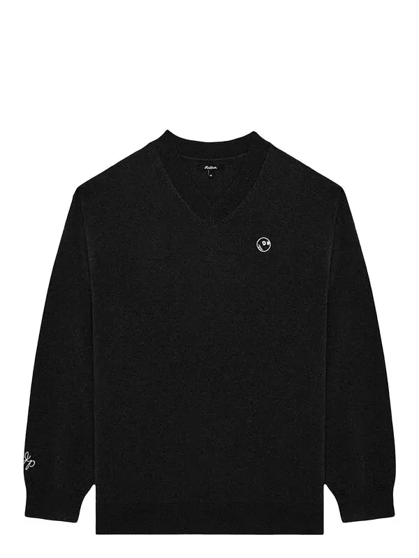 MALBON Jesper Parnevik Merino Wool Sweater - Black