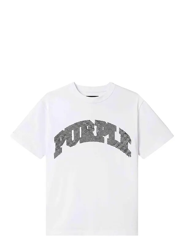 PURPLE BRAND Slab Wordmark Tee - White