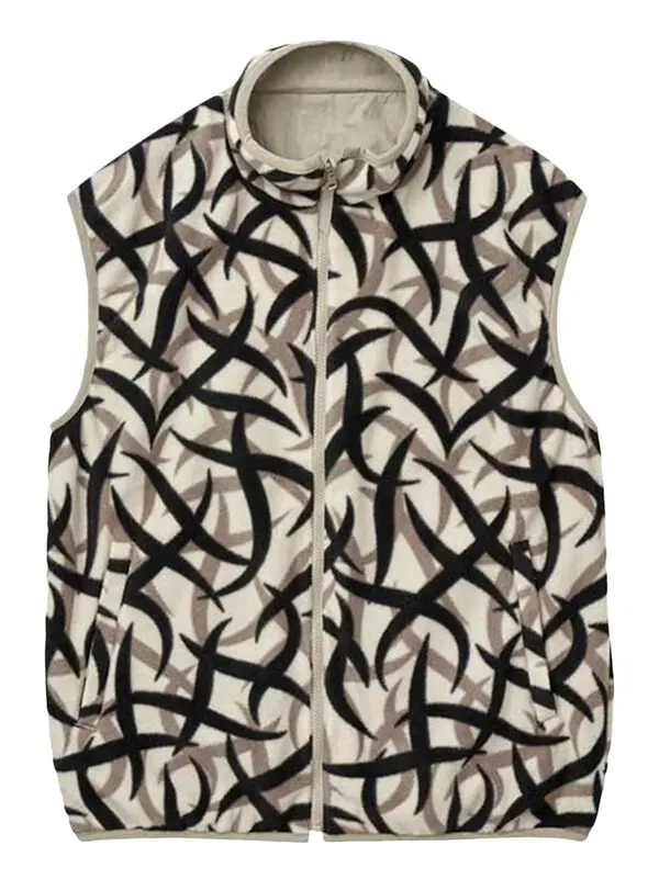 Gramicci Knit Reversible Fleece Vest - Tan