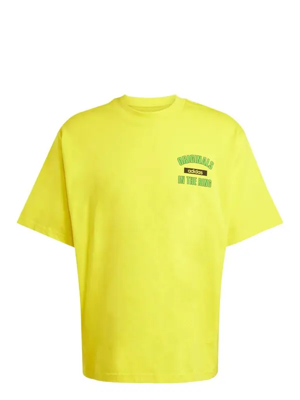 Adidas In The Ring Graphic Tee - Yellow