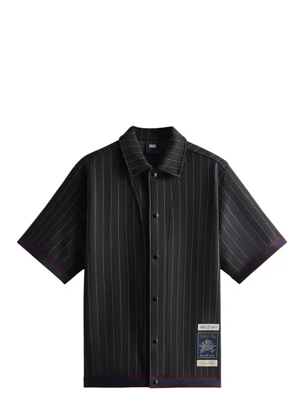 Kith Pinstripe Woodpoint Shooting Shirt - Black
