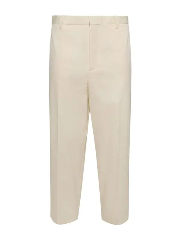 JIL SANDER Trousers - White