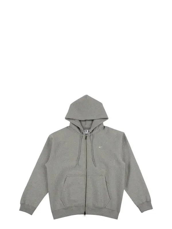 Nike Solo Swoosh Fz Hoodie - Grey