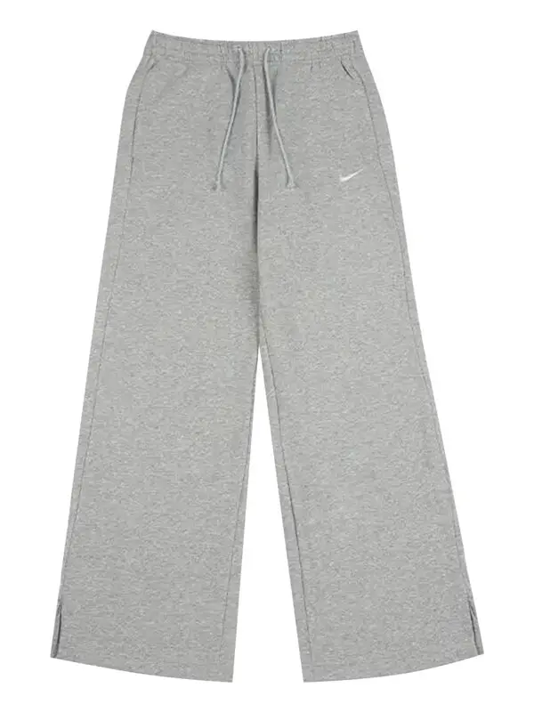 Nike Nsw Phoenix Fleece High-waisted Wide-leg Pants - Grey