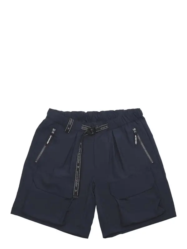 AND WANDER Twill Short Pants - Blue