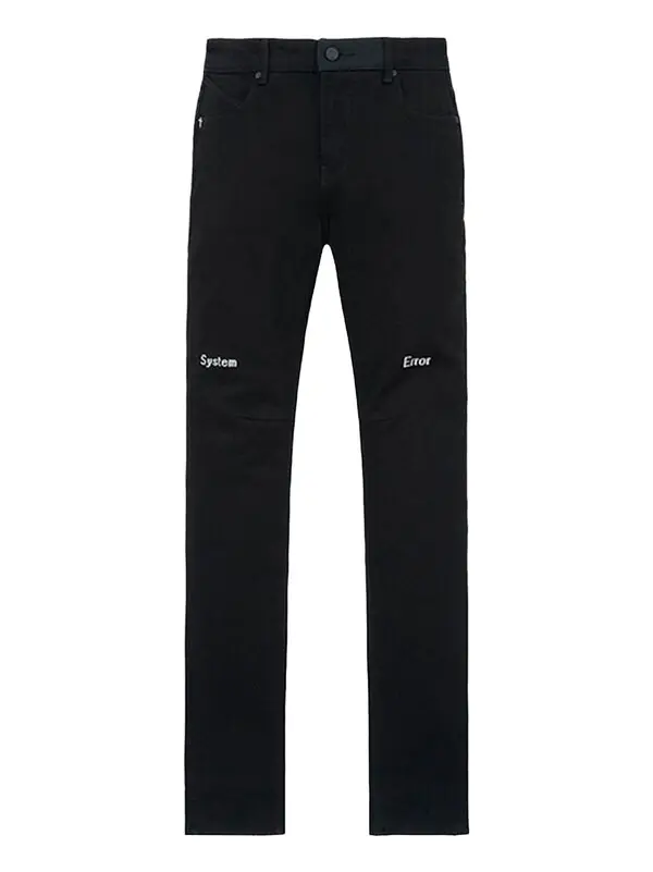 RtA Bryant Skinny Jean With Digital Cross - Black