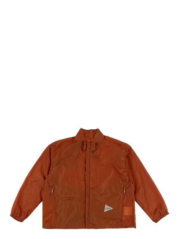 AND WANDER Oversized Rip Jacket - Brown