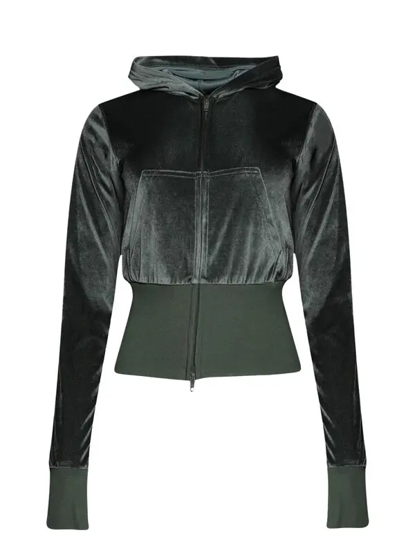 Balenciaga Zip-up Hoodie - Green