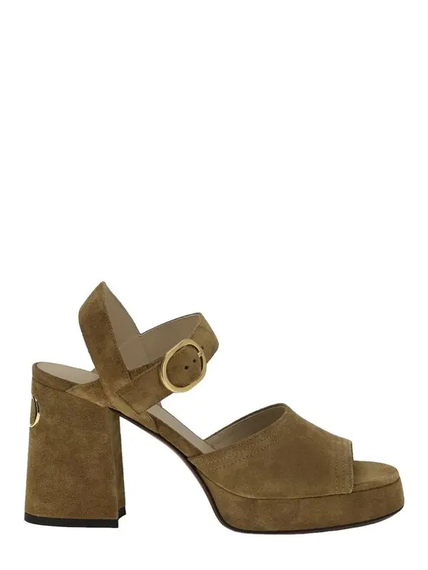 Valentino Garavani Platform Heel Sandals - Beige